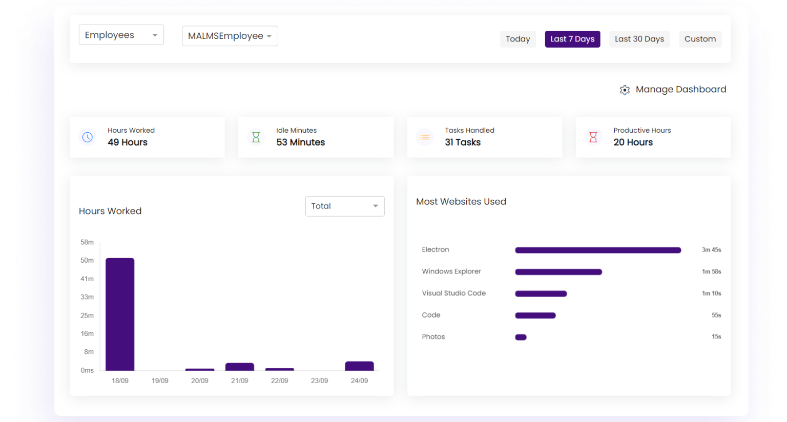 Time Tracker – NotchHR